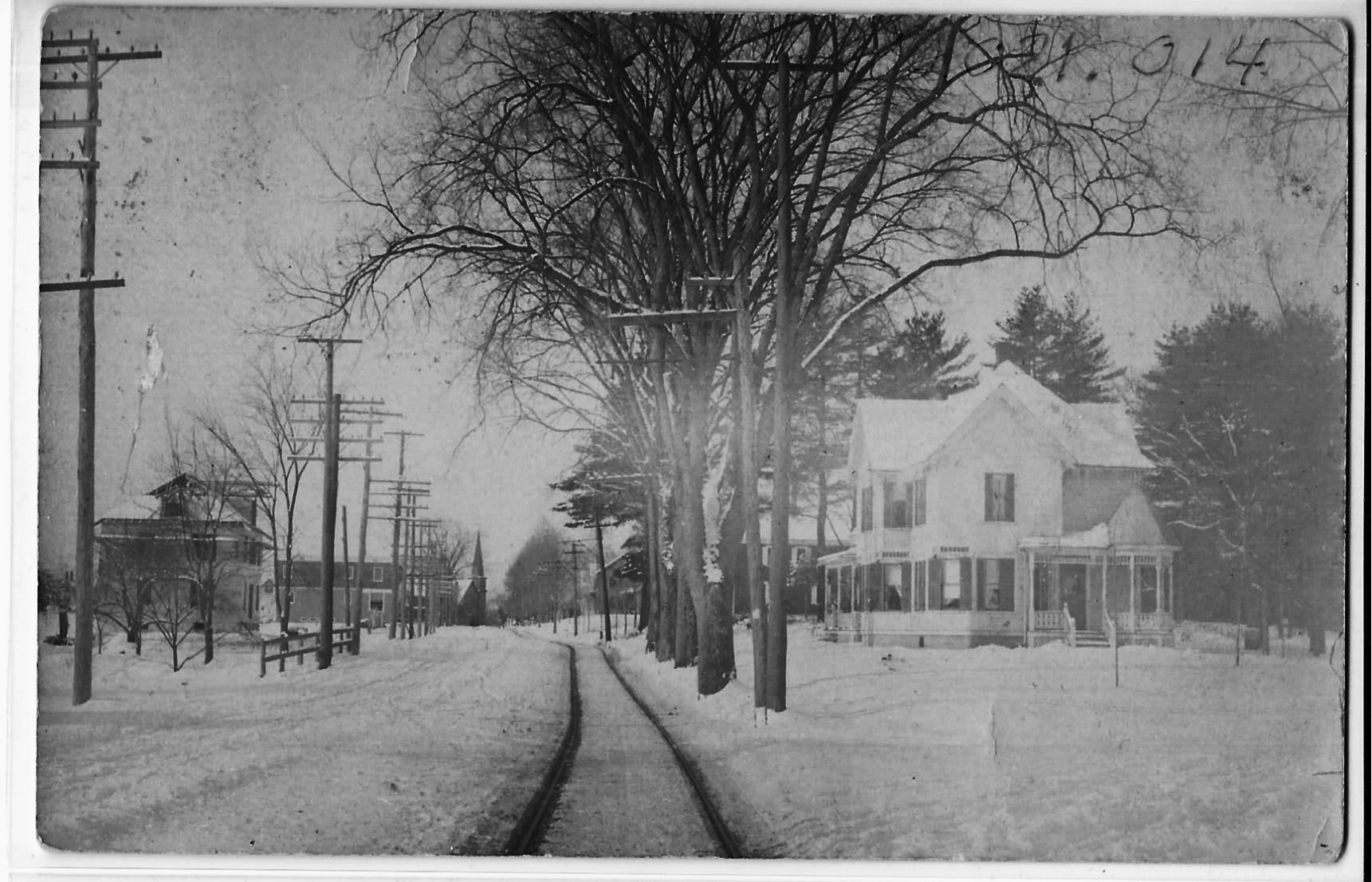 Central and Library Street – Hudson NH Historical Society